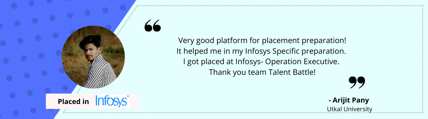 Infosys Placement Preparation Course | Talent Battle